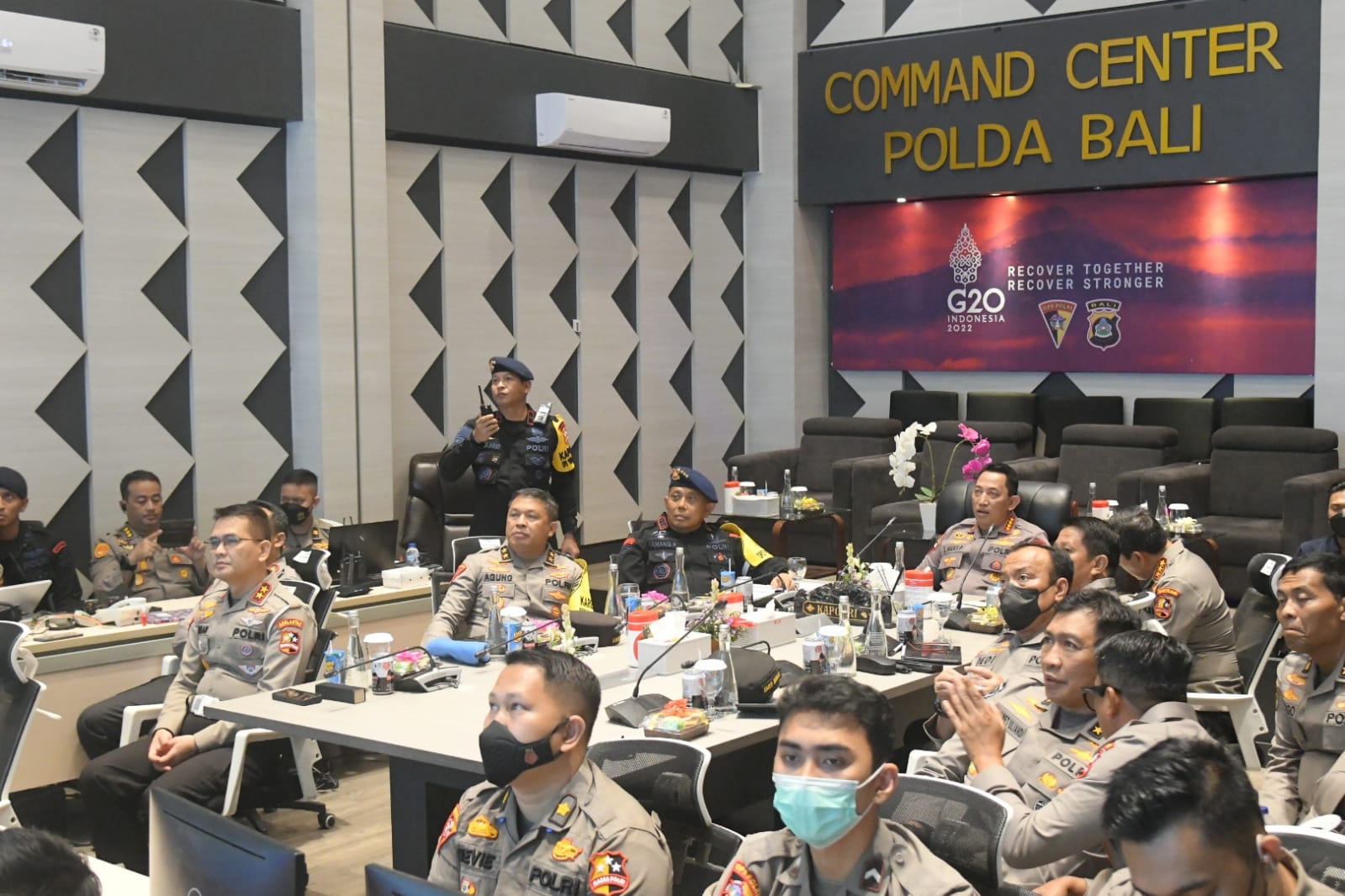 Pengamanan KTT G20, Command Center Polda Bali Tersambung Ribuan Kamera Pengawas & Dilengkapi ...