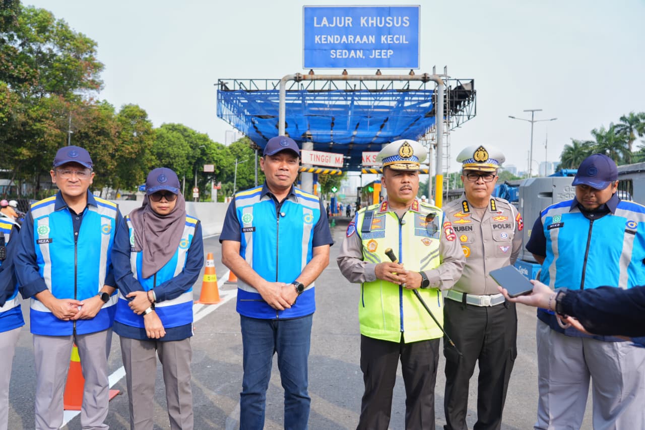 Kakorlantas dan Dirut Jasa Marga Pastikan 7 Gerbang Tol Beroperasi Kembali