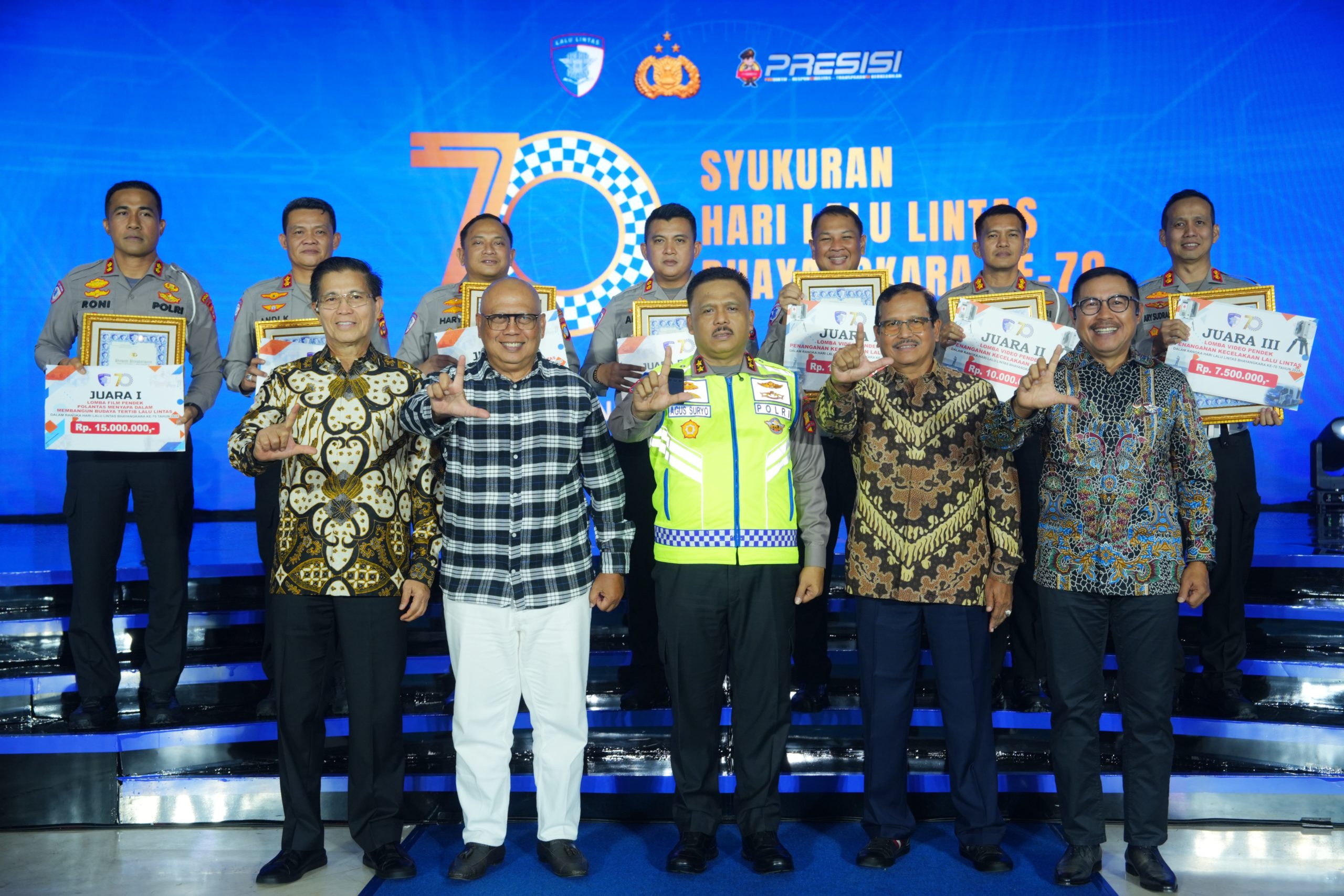 Pemenang Lomba Film Pendek Diumumkan di HUT Lalu Lintas ke-70