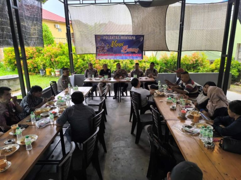 Satlantas Bintan Gelar Coffee Morning Bersama Wartawan