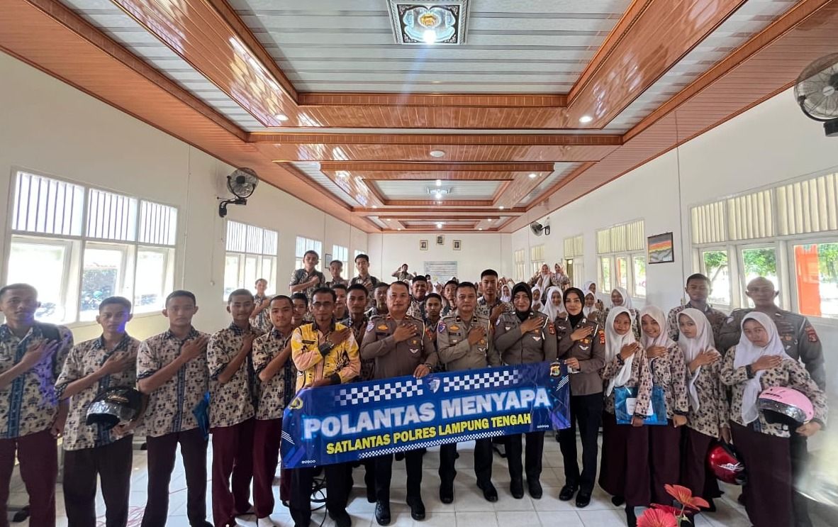 Polantas Menyapa, Satlantas Polres Lampung Tengah Tingkatkan Kesadaran Lalu Lintas di Kalangan ...