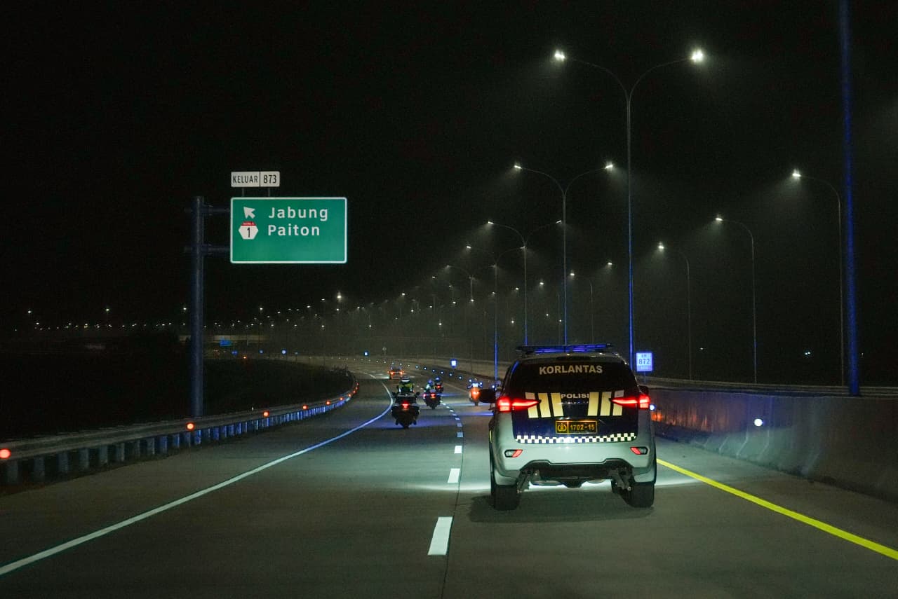 Dirgakkum Korlantas Cek Kesiapan Tol Probolinggo–Banyuwangi Jelang Libur Nataru