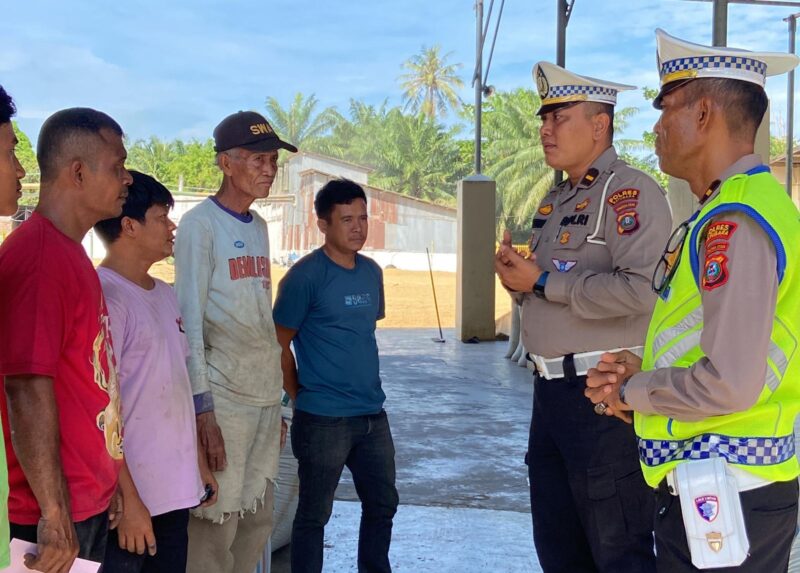 Satlantas Polres Batu Bara Gelar “Polantas Menyapa” Edukasi Disiplin Lalu Lintas