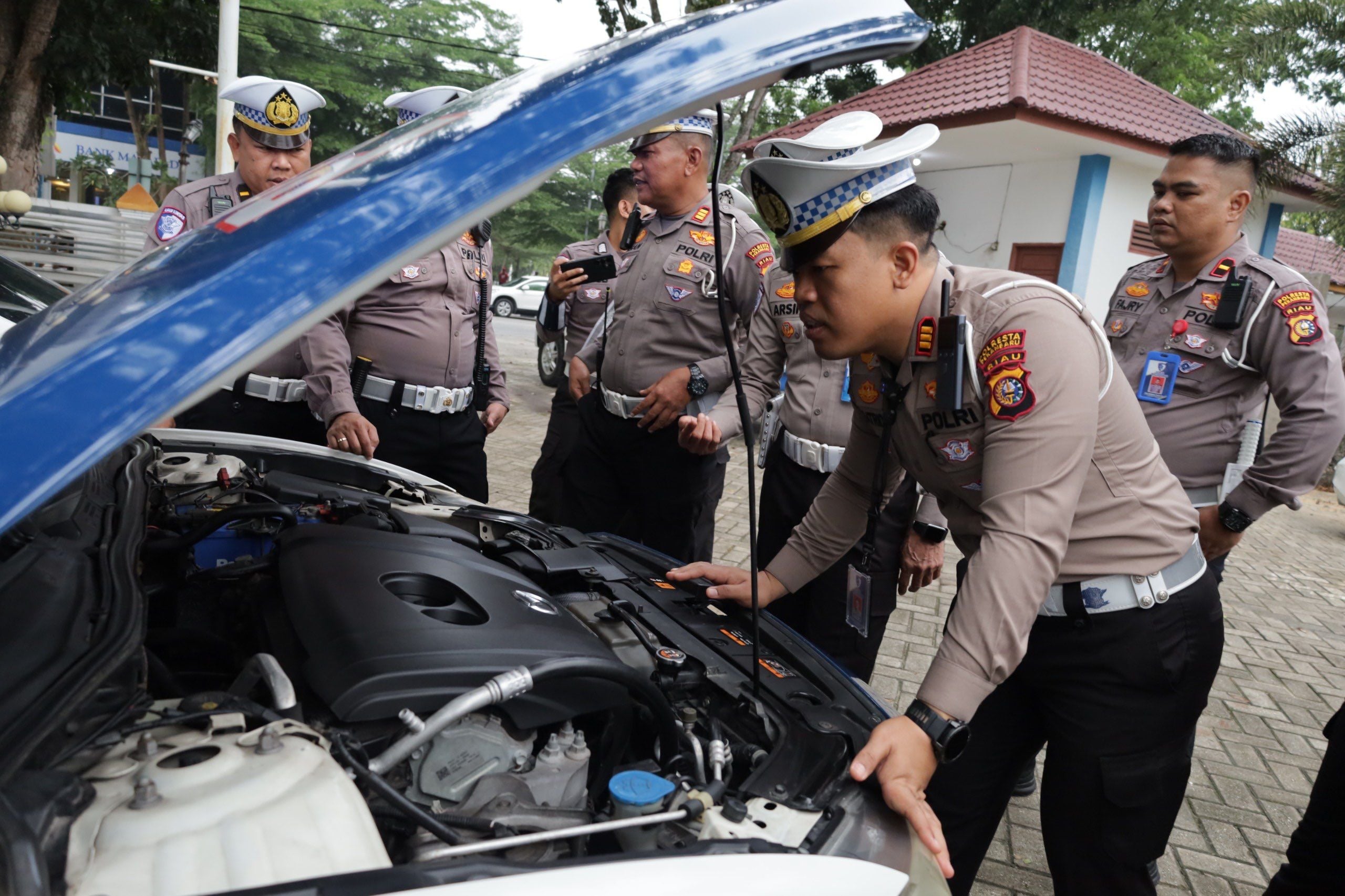Satlantas Pekanbaru Pastikan Personel & Kendaraan Siap Amankan Operasi ...